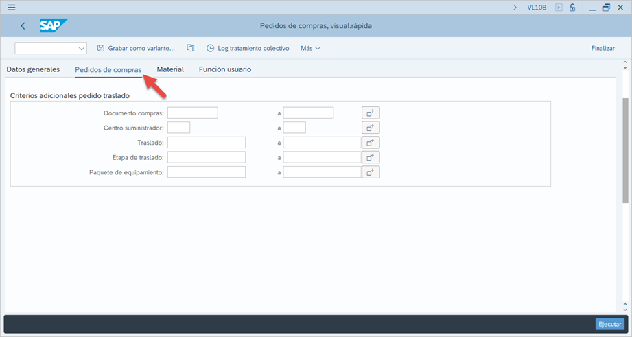 Artículo: Crear entregas en masivo - VL10A, VL10B, VL10C, VL10D, VL10G ...