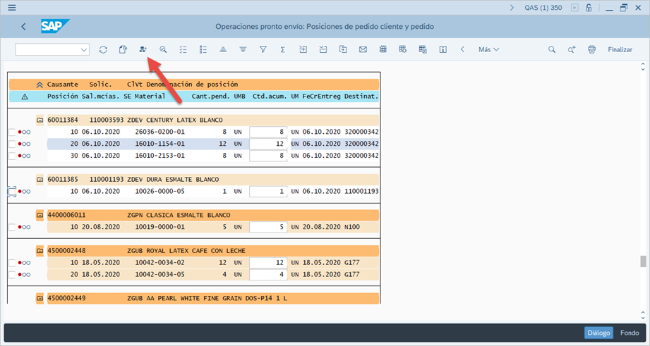 Artículo: Crear entregas en masivo - VL10A, VL10B, VL10C, VL10D, VL10G ...