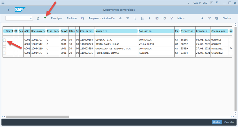 Artículo: Liberar pedido retenido por créditos - VKM1