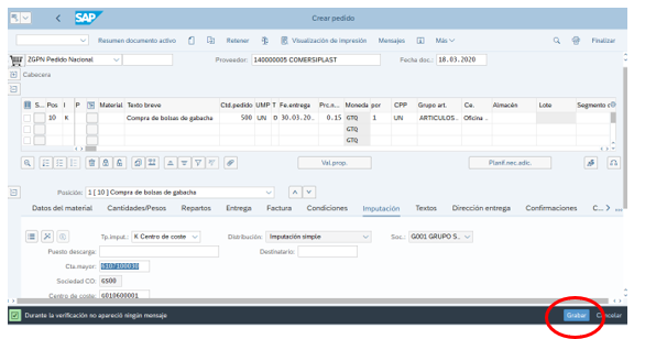 Artículo: Creación y Tipos de Pedido - ME21N