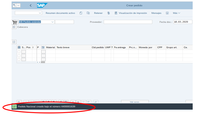 Artículo: Creación y Tipos de Pedido - ME21N