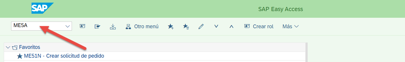 Artículo: Reporte de SOLPEDS activas -ME5A